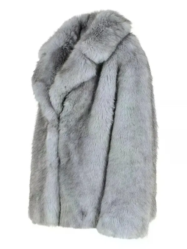 STAND STUDIO Valentina Faux-fur Jacket - Grey