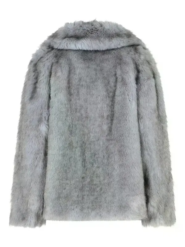 STAND STUDIO Valentina Faux-fur Jacket - Grey