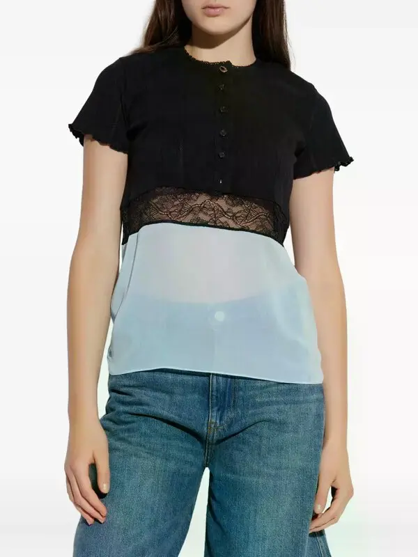 Coperni Lace-paneled Blouse