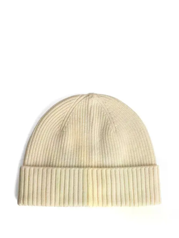 SEVEN GAUGE Ribbed Wool Beanie - Neutrals