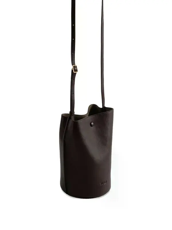 YU MEI Phoebe Strap Bucket Bag - Brown