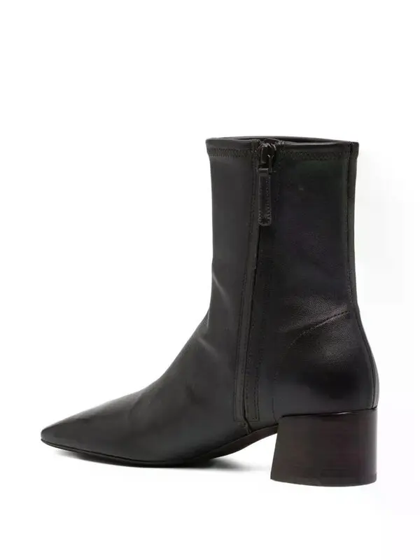 Tory Burch 45mm Logo-plaque Boots - Black