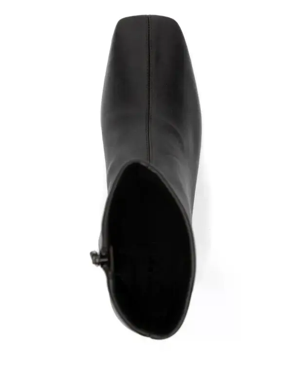 Tory Burch 45mm Logo-plaque Boots - Black