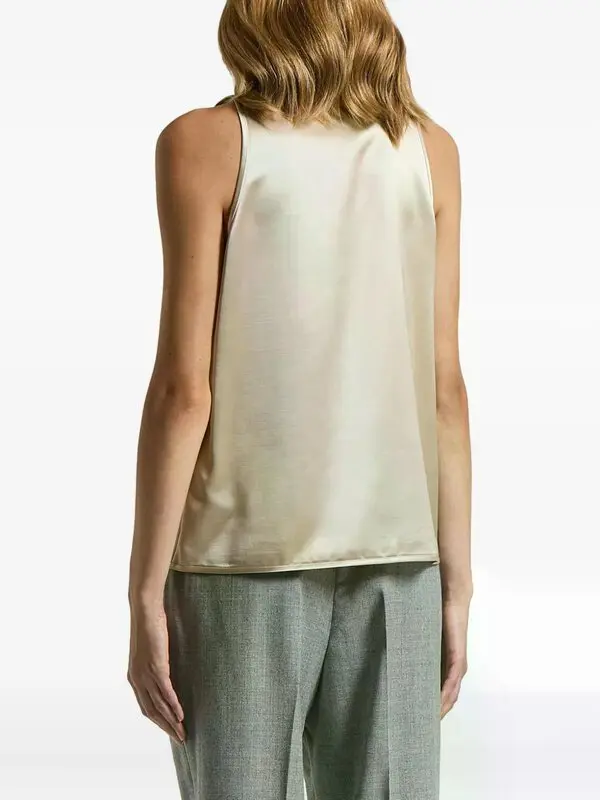 Peserico U-neck Trim Top
