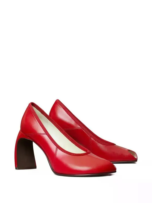 Tory Burch 90mm Peep-toe Pumps - Red