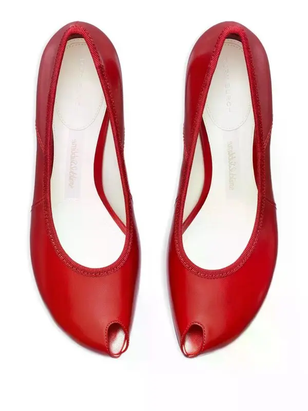 Tory Burch 90mm Peep-toe Pumps - Red