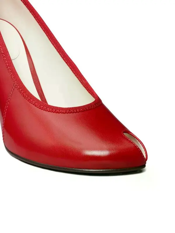 Tory Burch 90mm Peep-toe Pumps - Red