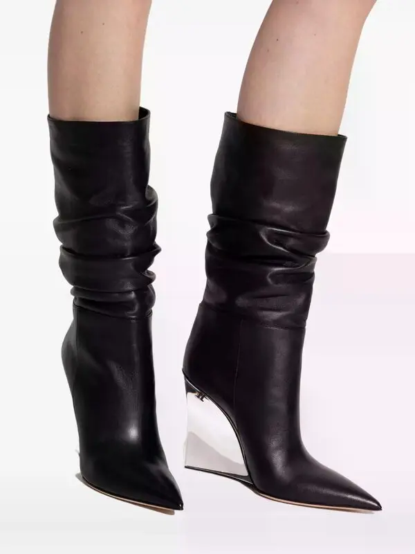 Dsquared2 Ruched Pointed Toe Boots
