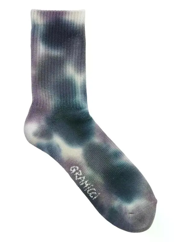 Gramicci Tie-dye Crew Socks - Purple