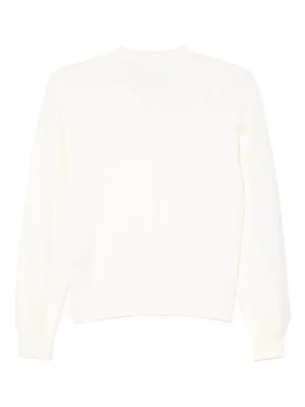 CHOCOOLATE Logo-embroidered Cardigan - Neutrals