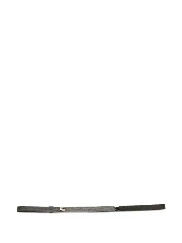 Peserico Leather Belt - Black
