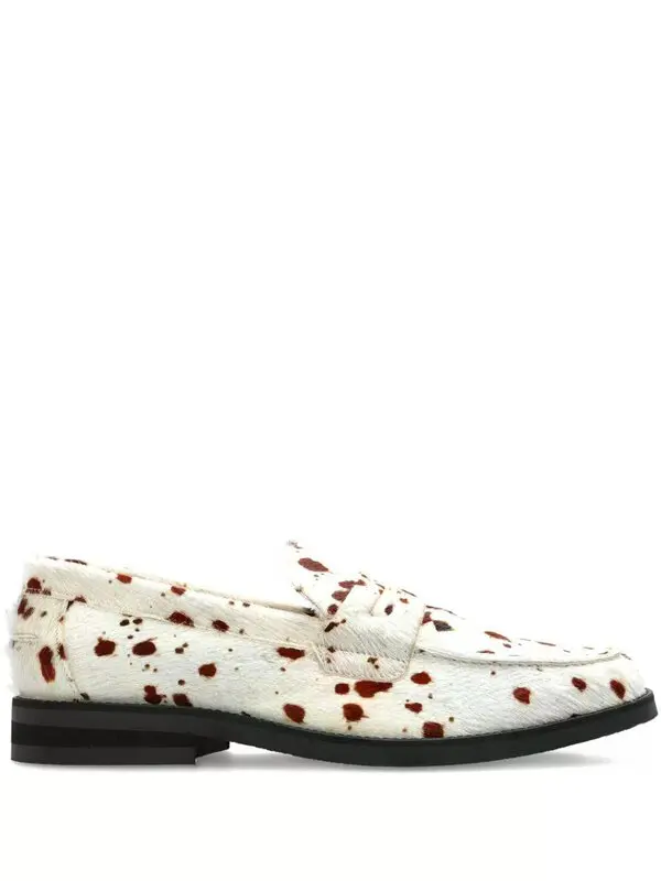 DUKE + DEXTER Wilde Penny Loafers - Neutrals