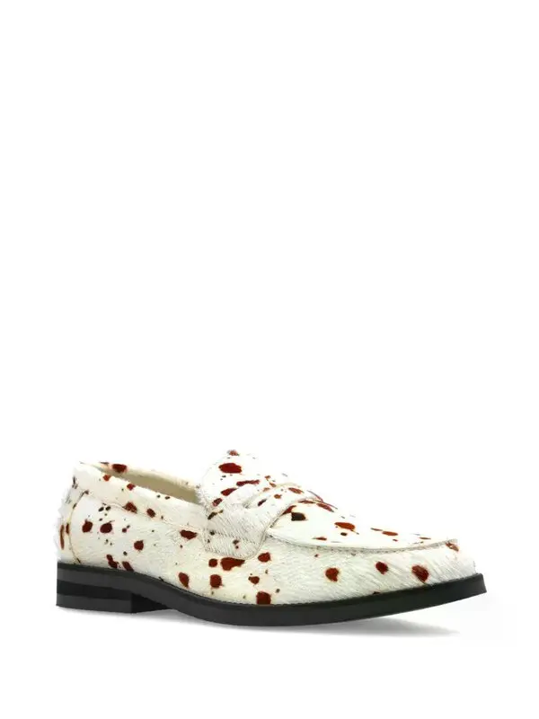 DUKE + DEXTER Wilde Penny Loafers - Neutrals