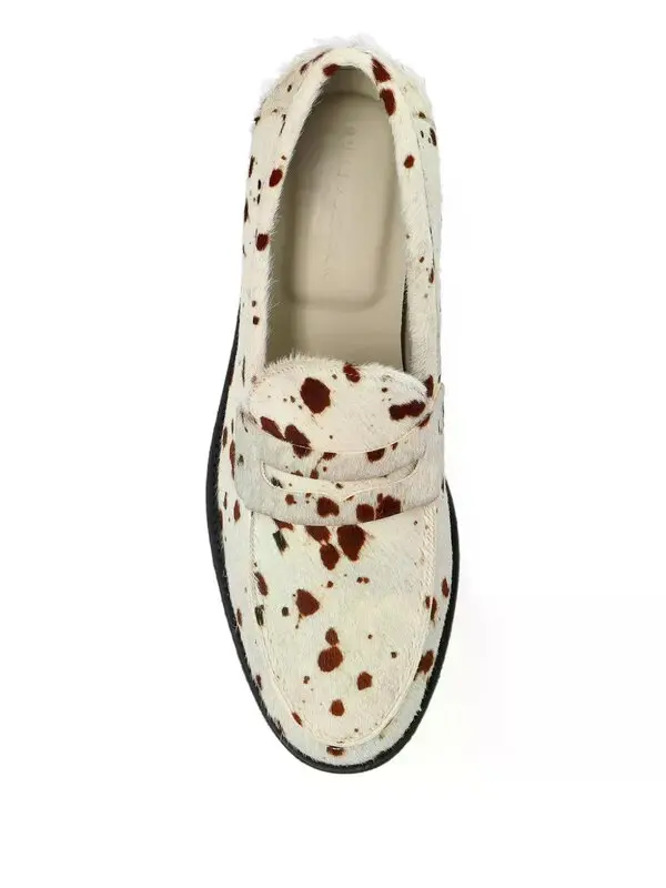 DUKE + DEXTER Wilde Penny Loafers - Neutrals
