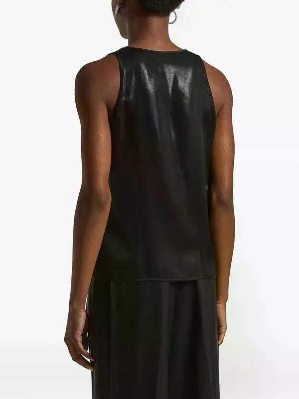 Peserico U-neck Trim Top