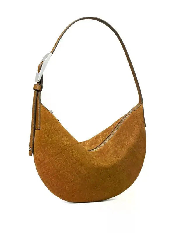 Tory Burch Balloon T-monogram Shoulder Bag - Brown