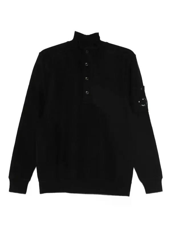 C.P. COMPANY Logo-patch Polo Shirt