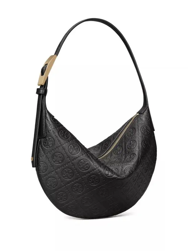 Tory Burch T Monogram Balloon Small Shoulder Bag - Black