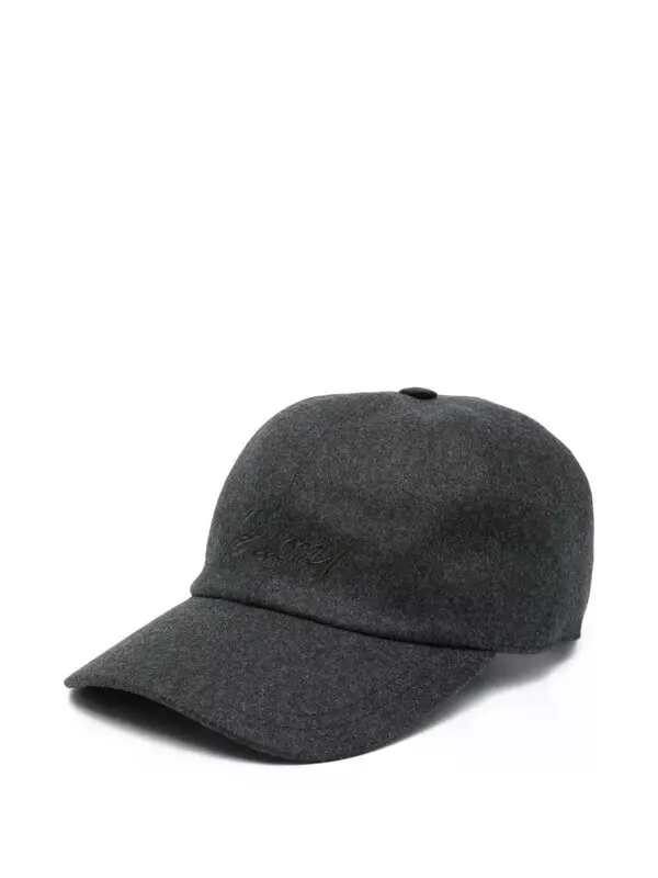 Brioni Cashmere-blend Cap - Grey