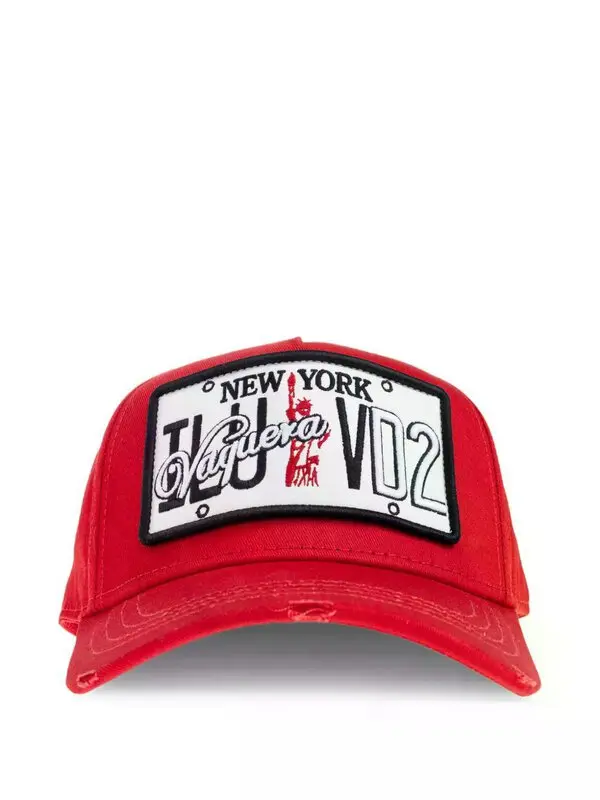 Dsquared2 Logo-patch Cap - Red