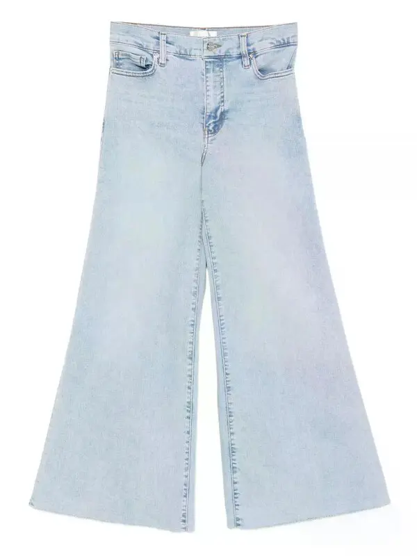 FRAME Five-pocket Wide Leg Jeans