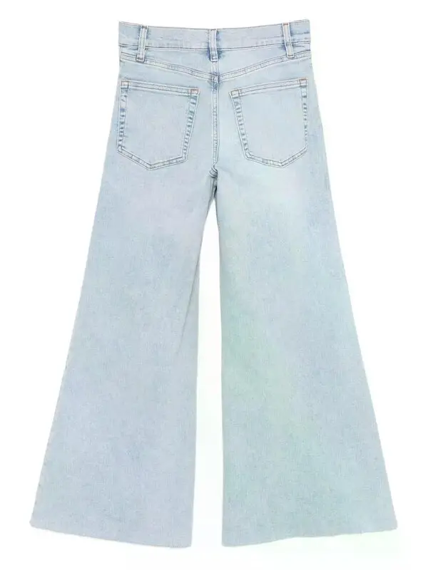 FRAME Five-pocket Wide Leg Jeans