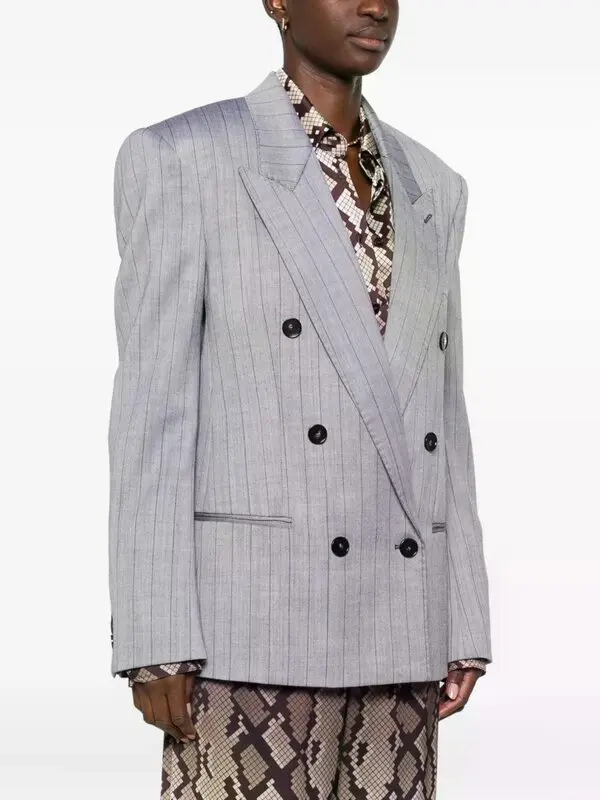 Stella McCartney Pinstripe Double-breasted Blazer