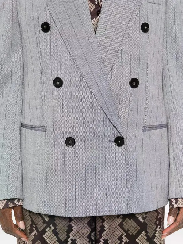 Stella McCartney Pinstripe Double-breasted Blazer