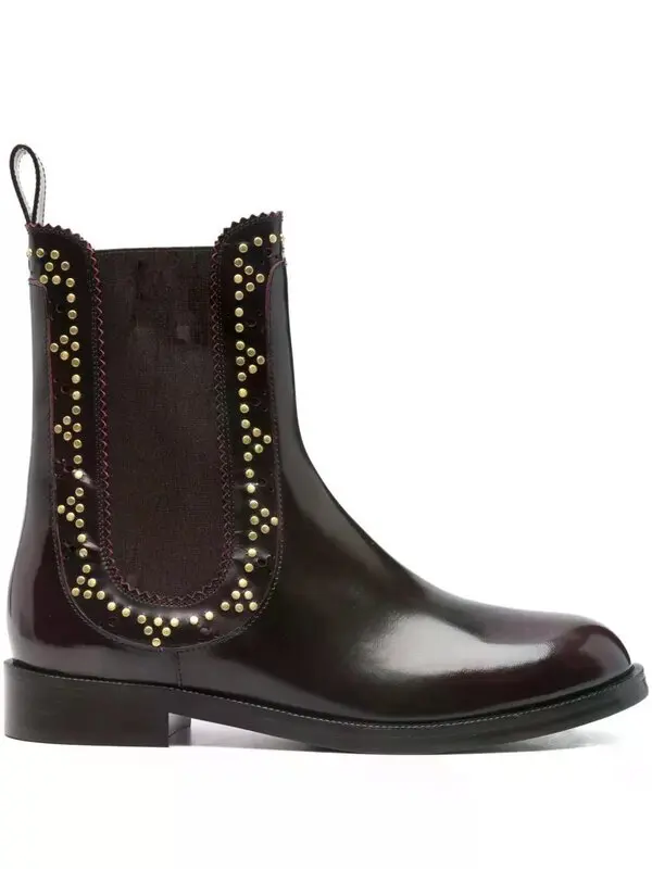 AQUAZZURA Studded Chelsea Boots