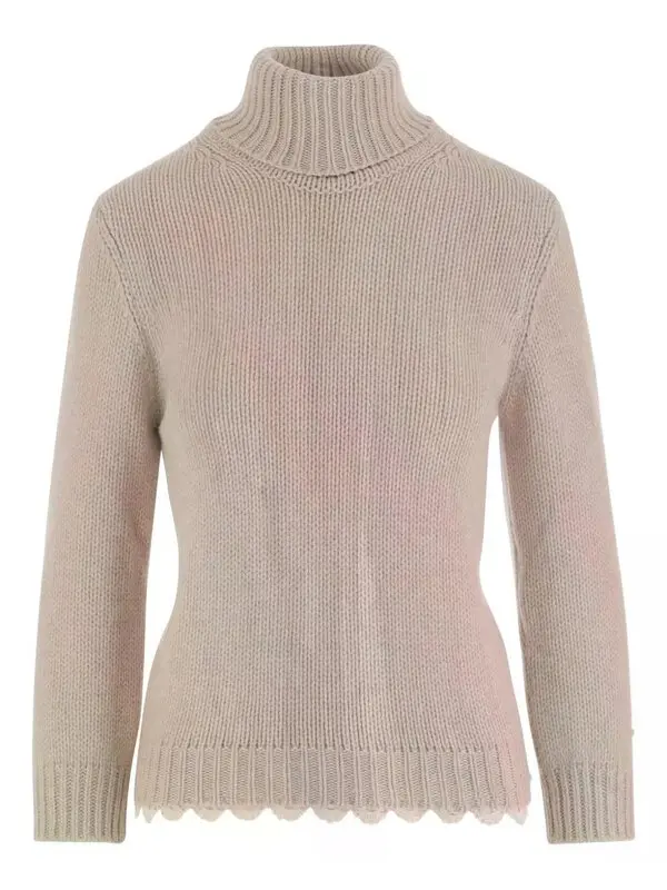 Magda Butrym Halterneck Ribbed Knit Sweater