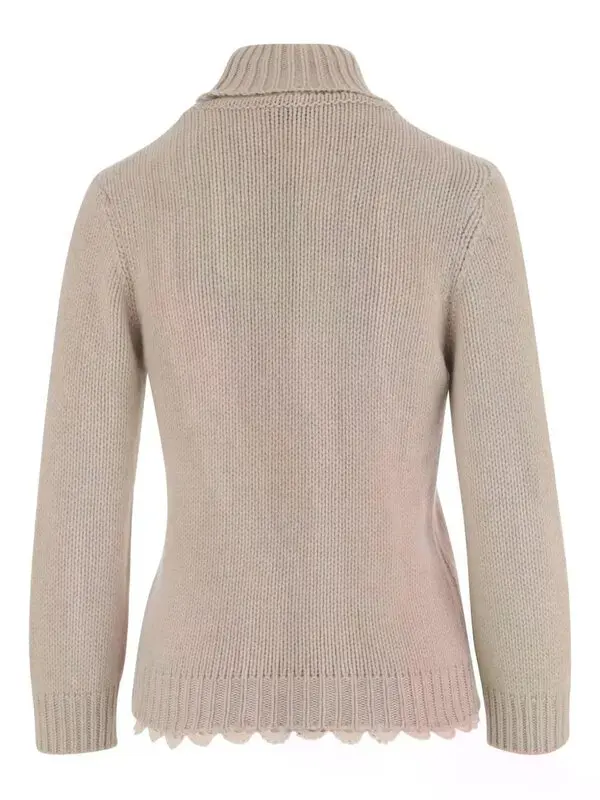 Magda Butrym Halterneck Ribbed Knit Sweater