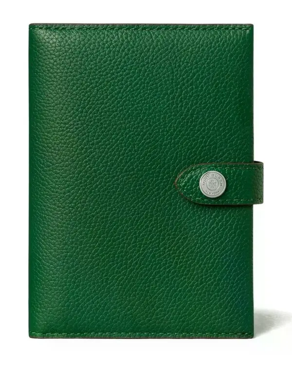 Tory Burch Buttoned Passport Case - Green