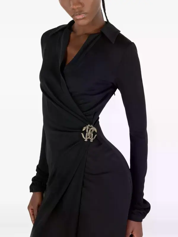 Roberto Cavalli V-neck Dress