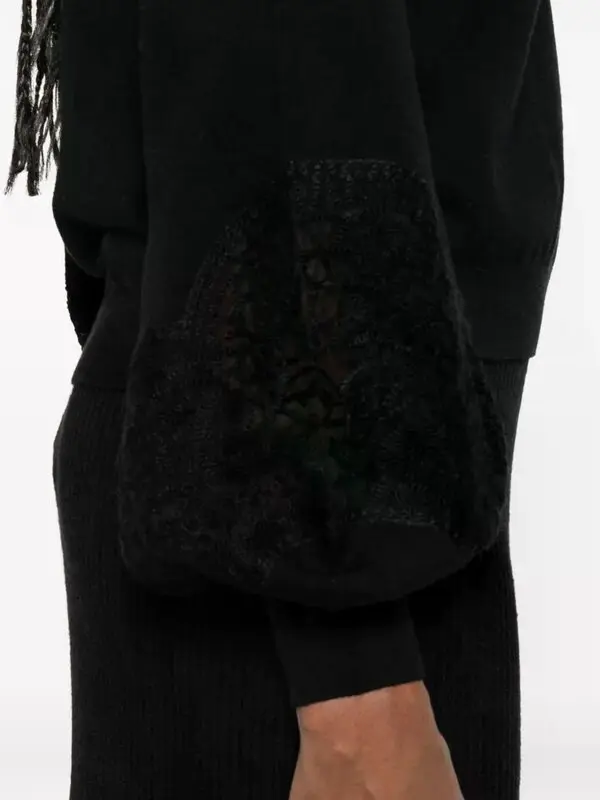 TWINSET Lace-trimmed Sweater