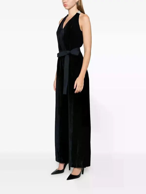 Peserico Belted Wide-leg Jumpsuit