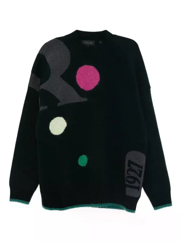 Lacoste Graphic Jacquard Sweater
