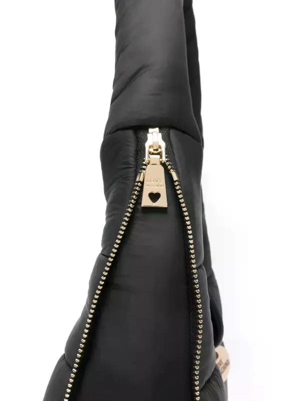 Moschino Quilted Tote Bag With Heart Plaque