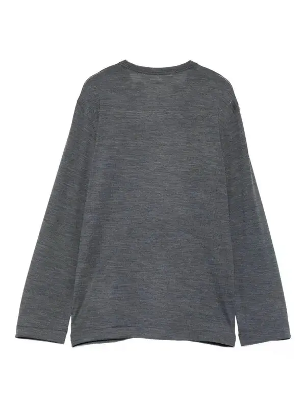 Comme Des Garçons Ribbon Detail Long Sleeve Top
