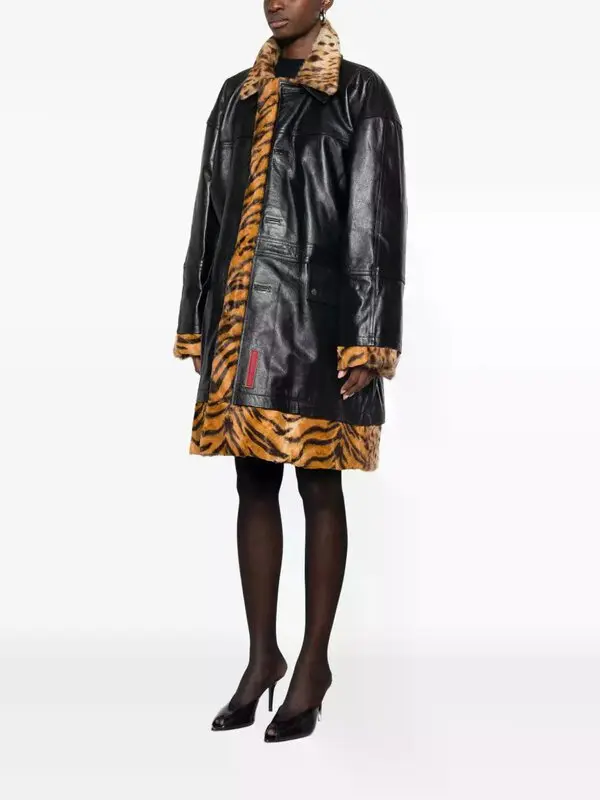 Martine Rose Leather Coat