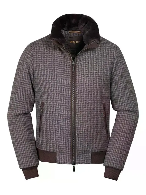MOORER Bellati-pp Zip-up Jacket - Grey