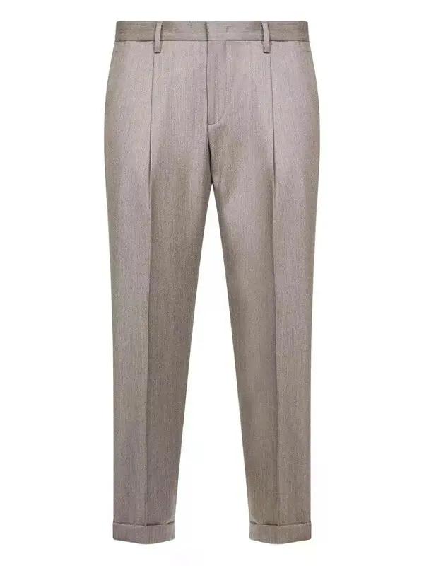 D4.0 Pleated Turn-up Trousers