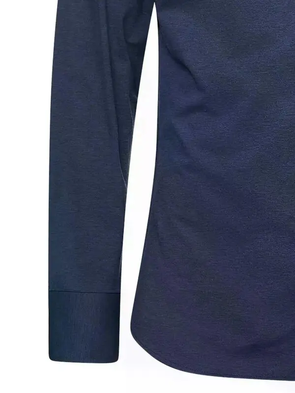 D4.0 Buttoned Long-sleeve Shirt - Blue