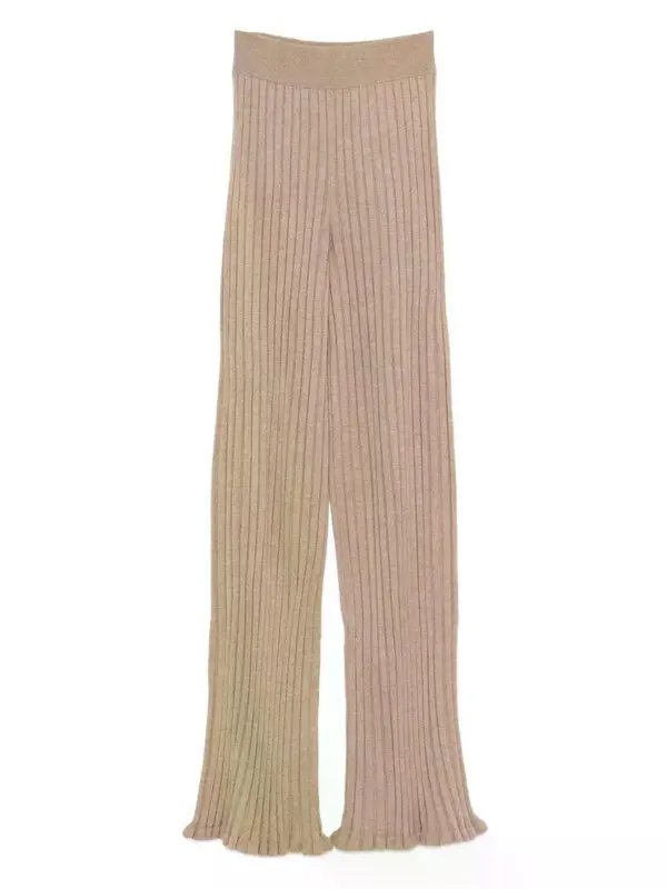 LISA YANG Ribbed Flared Trousers