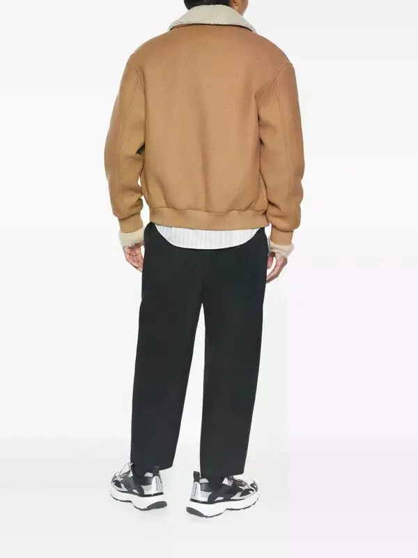 Maison Kitsuné Shearling-collar Pocket Jacket