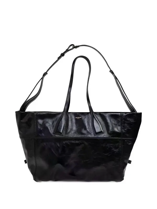 Balmain Top-handle Tote Bag - Black