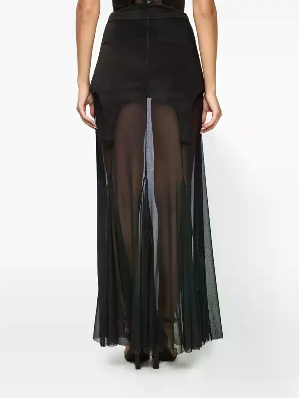 HAMZA Tulle Maxi Skirt