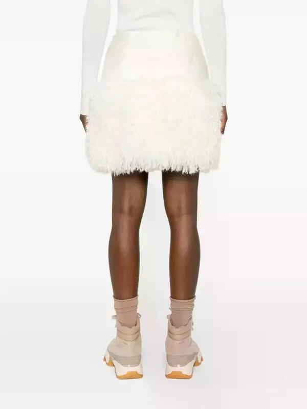 Moncler Fluffy Trim Skirt