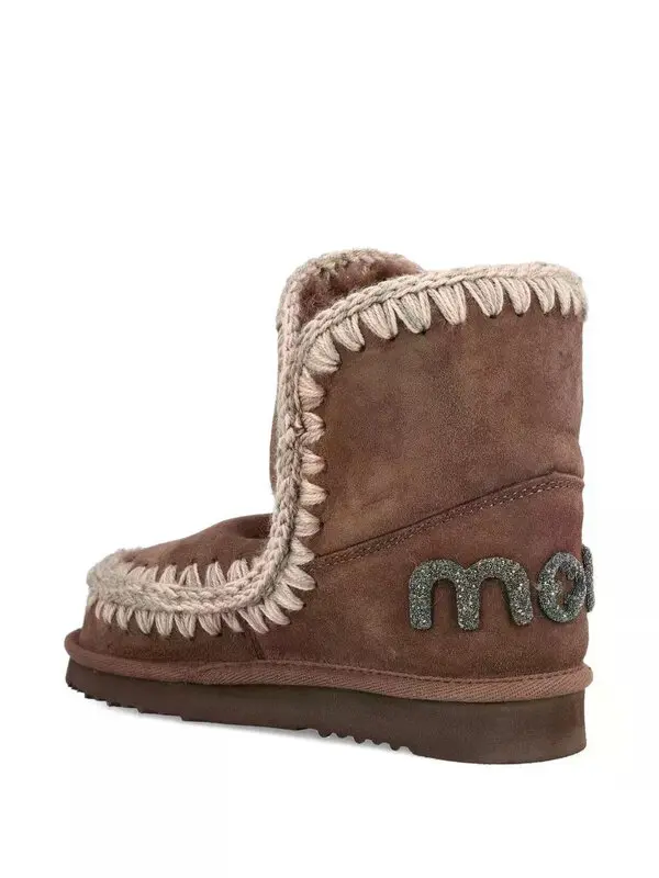 Mou Crochet-trim Boots