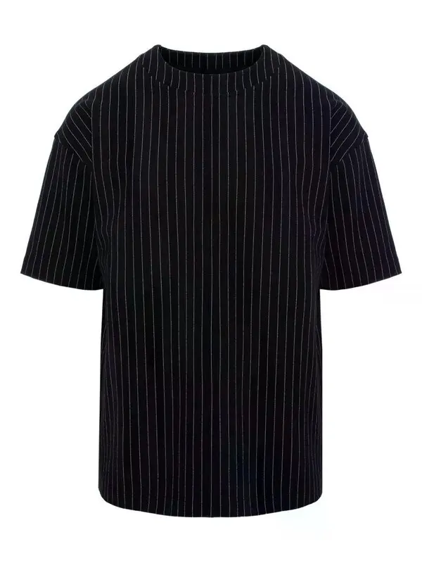 HAMZA Striped T-shirt - Black