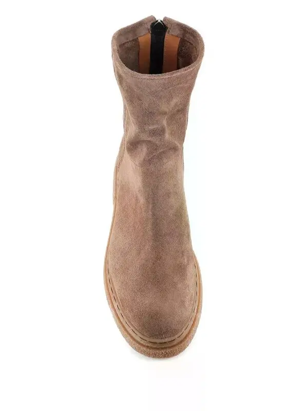 ALBERTO FASCIANI Gill Zip Suede Boots